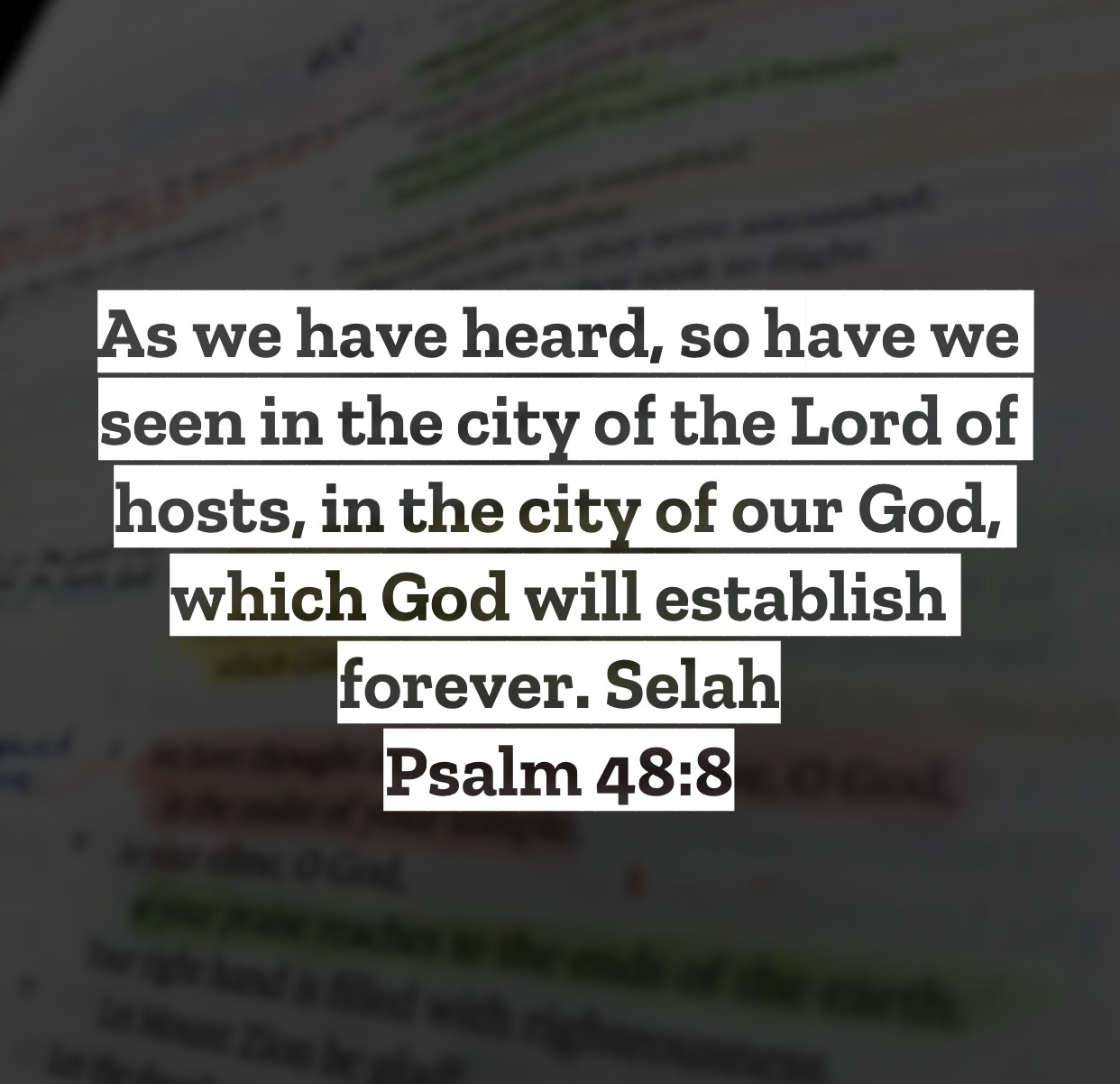 Psalm 48 – Pastor Mac Daily DEVO – Daily DEVO