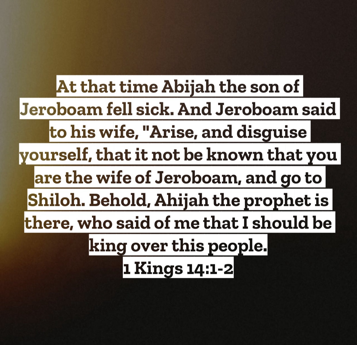 1 Kings 14 – Pastor Mac Daily DEVO – Daily DEVO