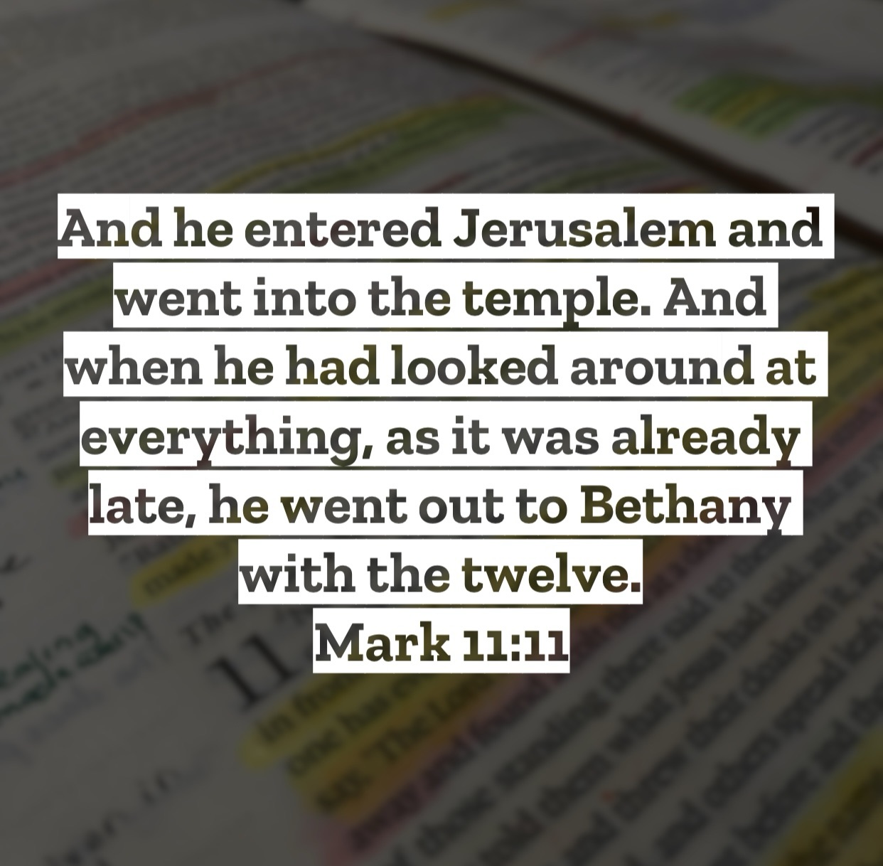 Mark 11 – Pastor Mac Daily DEVO – Daily DEVO